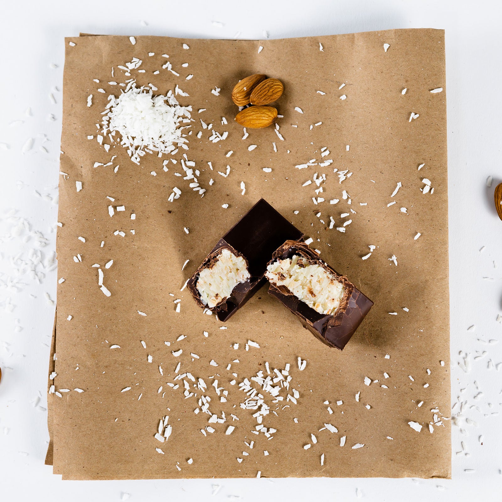 Coconut Almond Bars – Tempered Fine Chocolates